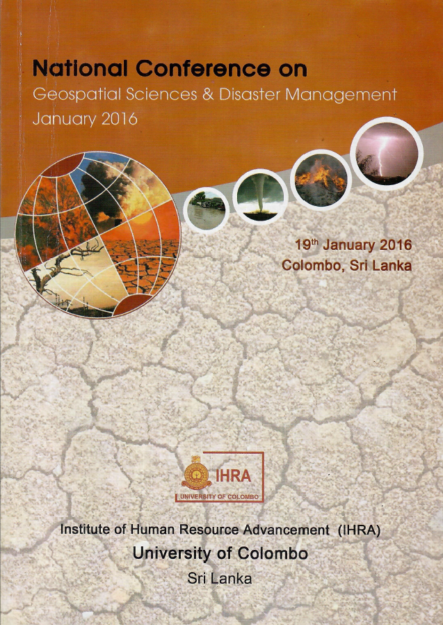 National Research Conference on Geographical Science & Disaster ...